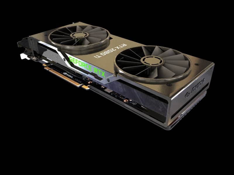 RTX 2080 Video Card - 3D Model by 3dstudio