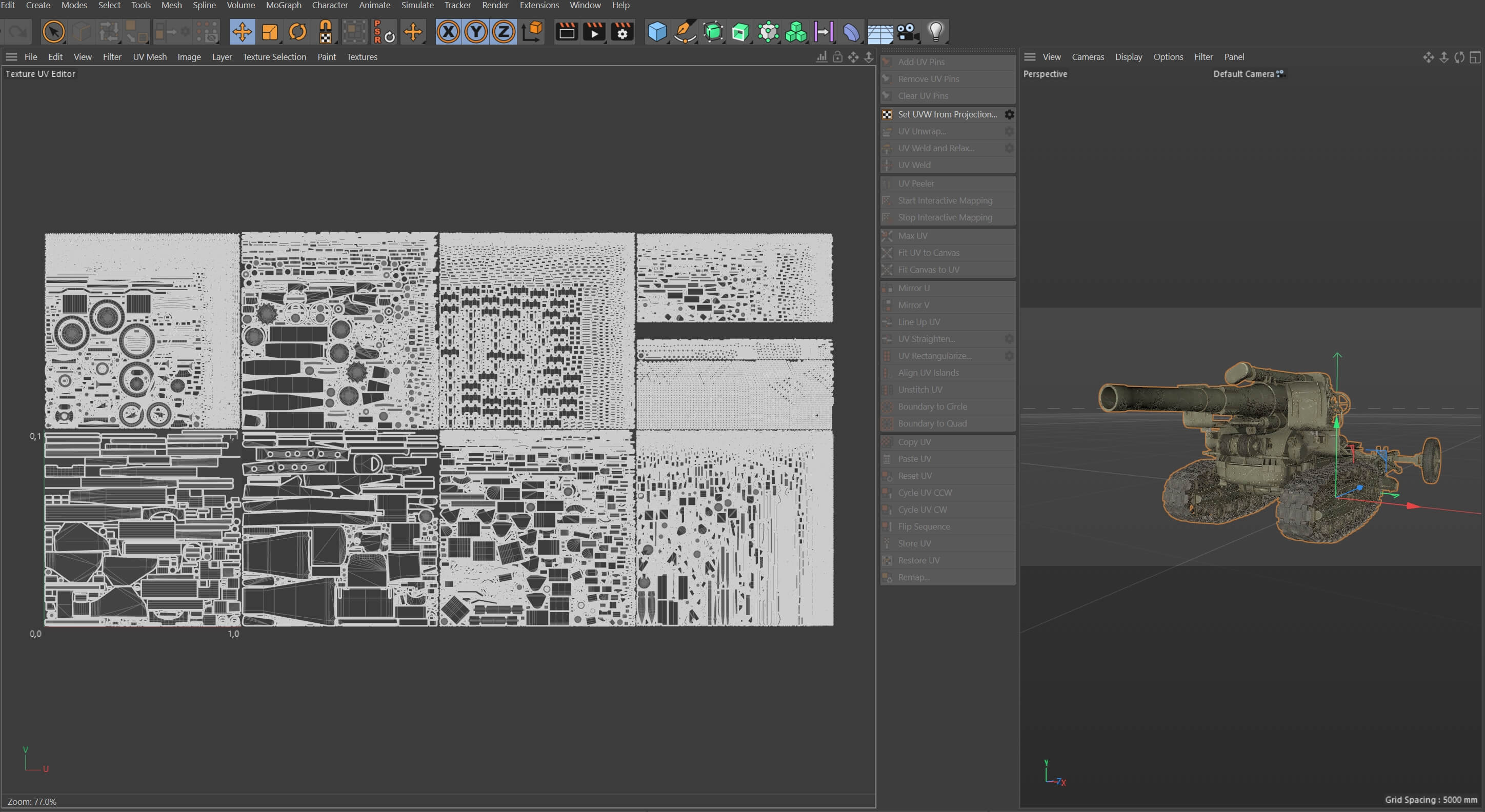 Russian B4 Howitzer 203mm M1931 - 3D Model by 3dstudio