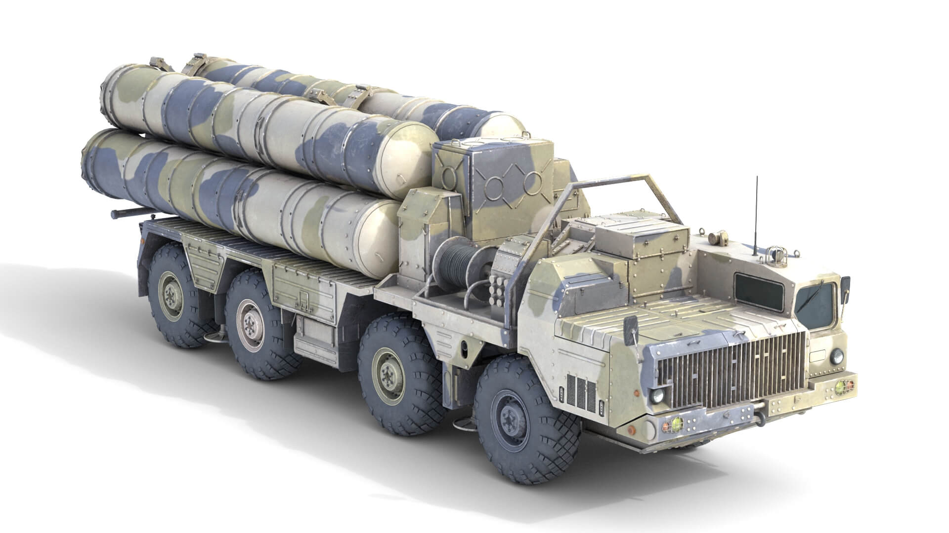S-300 Missile System 3D Model by 3dstudio