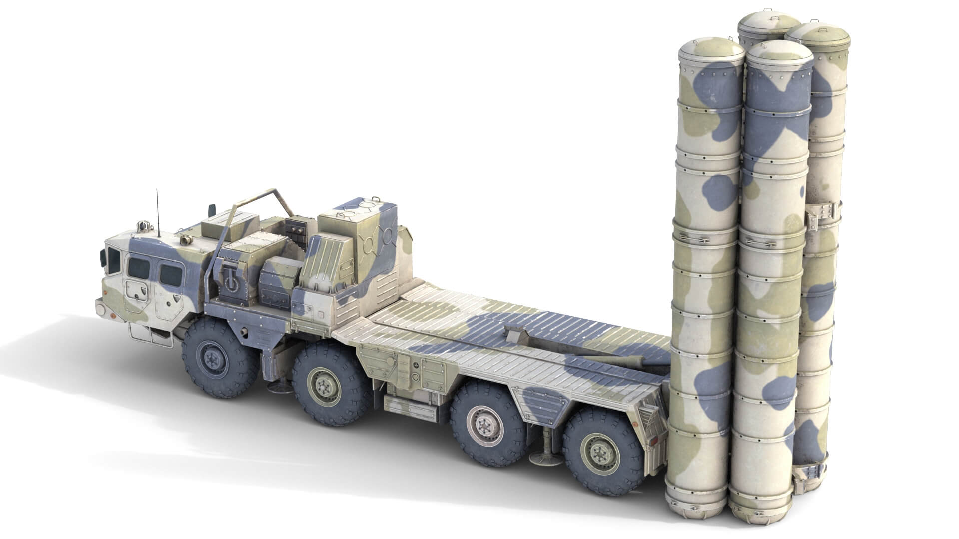 S-300 Missile System 3D Model by 3dstudio