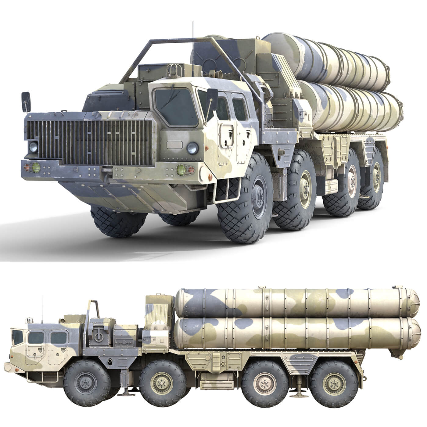 S-300 Missile System 3D Model by 3dstudio