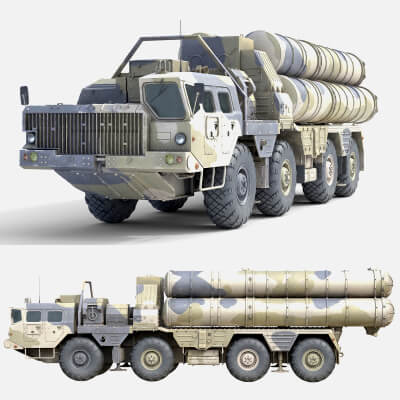 S-300 Missile System 3D Model by 3dstudio