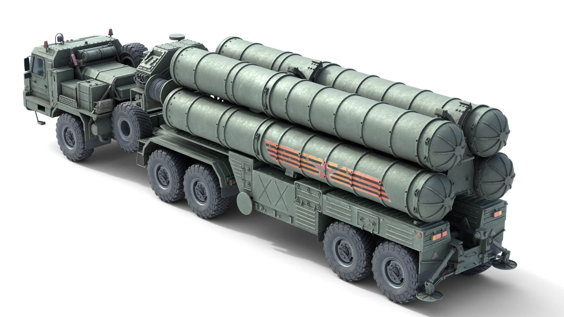 S-400 Triumf Air Defense System 3D Model by 3dstudio
