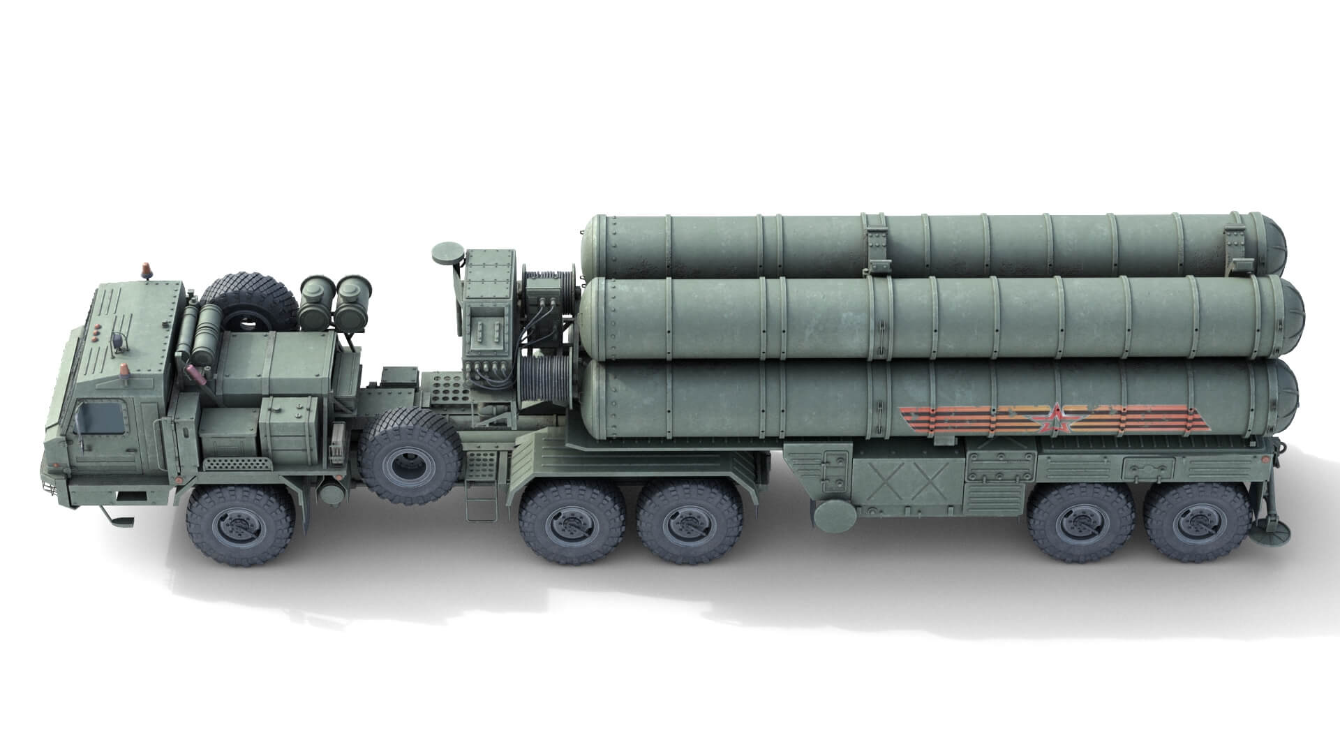 S-400 Triumf Air Defense System 3D Model by 3dstudio