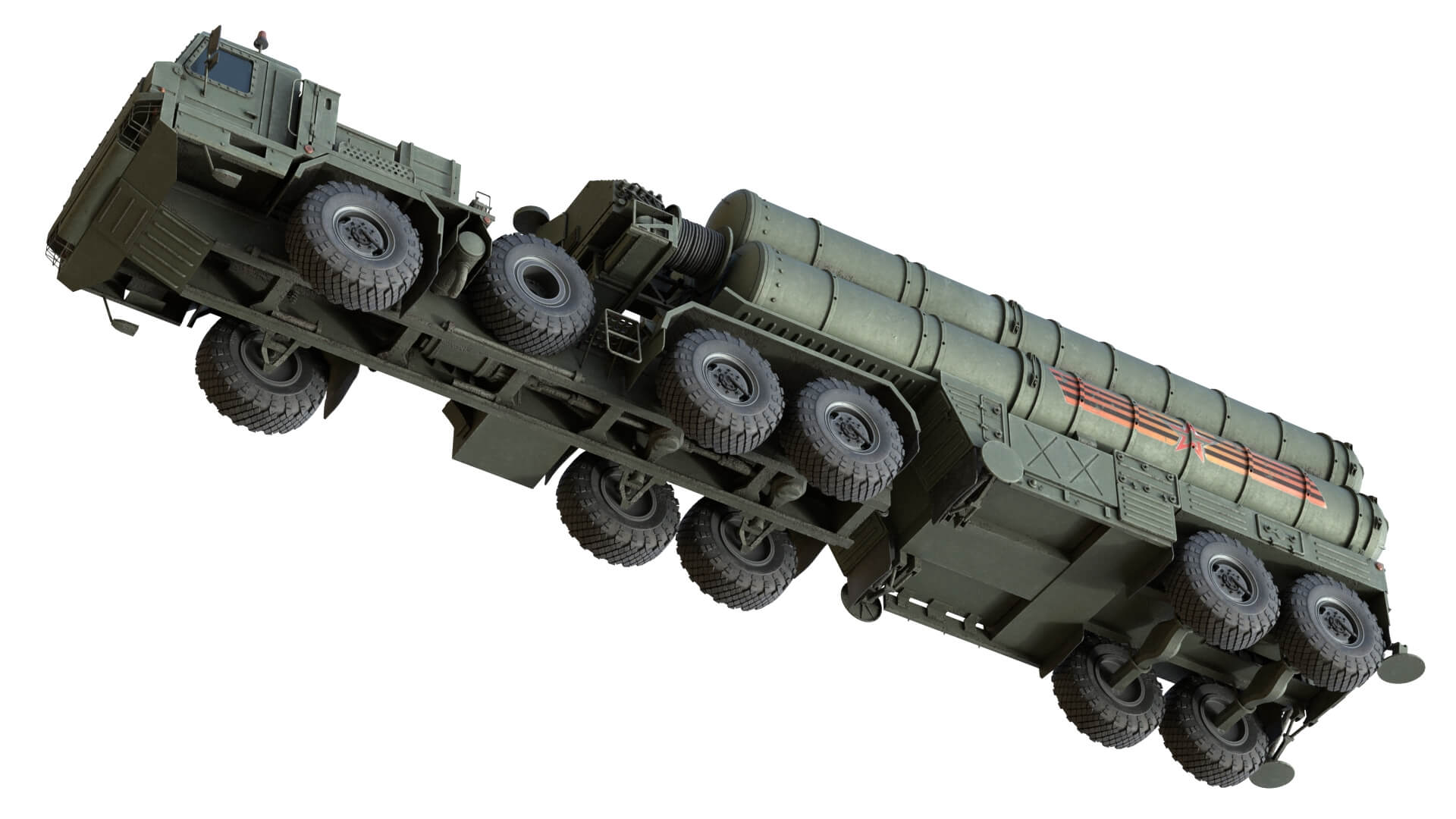 S-400 Triumf Air Defense System 3D Model by 3dstudio