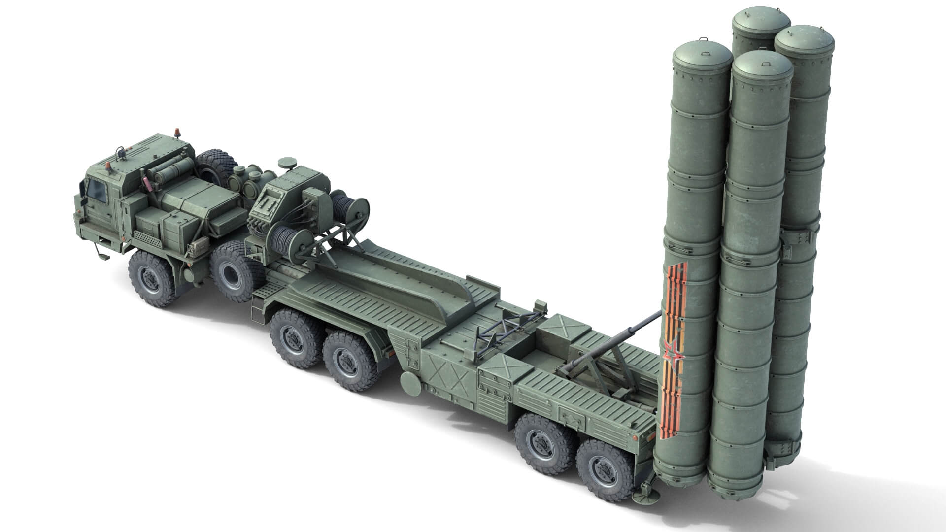 S-400 Triumf Air Defense System 3D Model by 3dstudio
