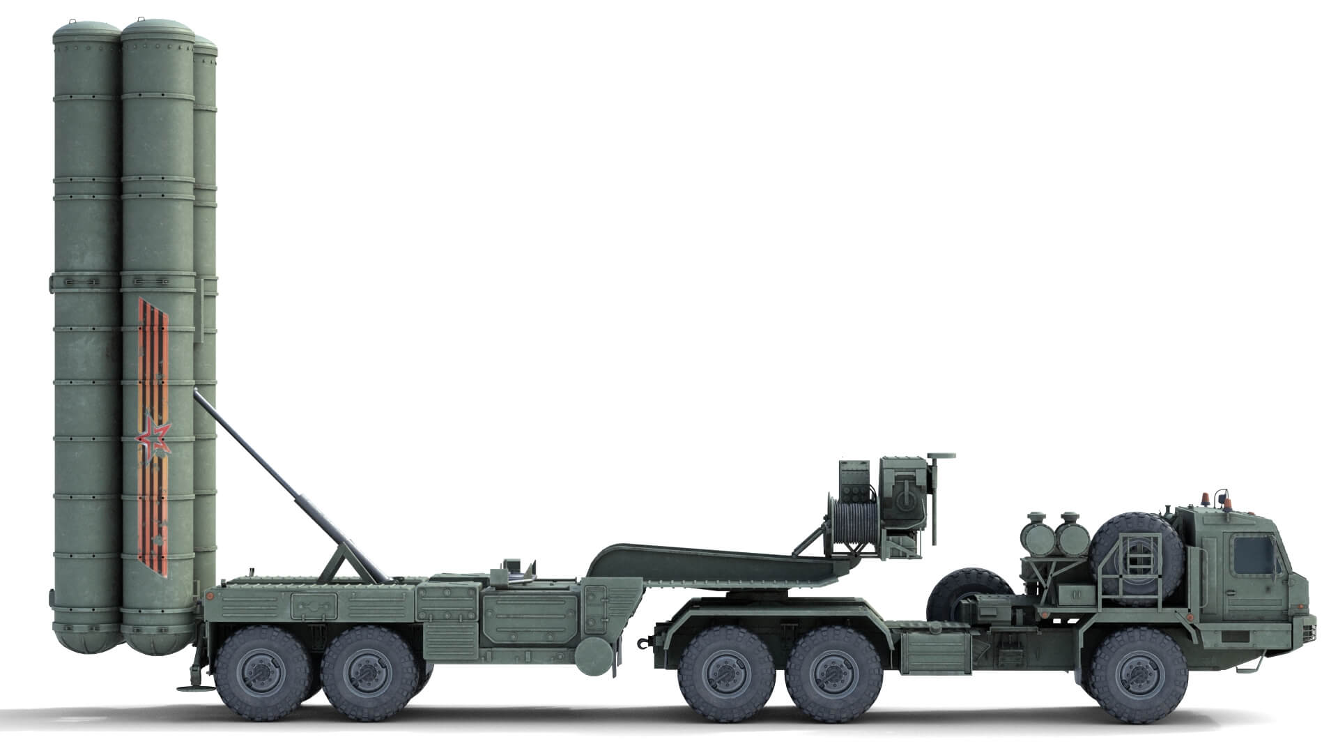 S-400 Triumf Air Defense System 3D Model by 3dstudio