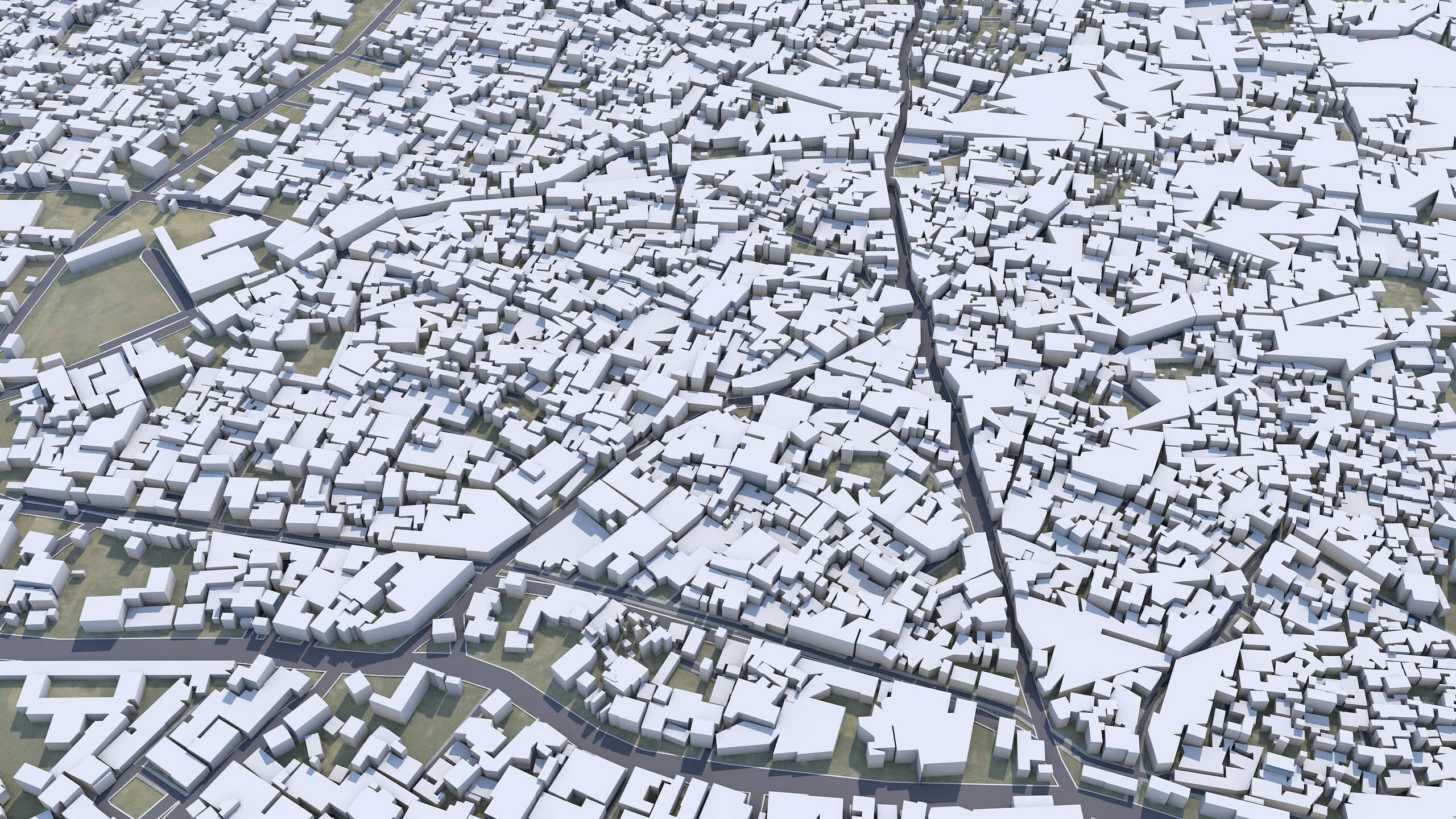 Saharanpur City Uttar Pradesh India 3D Model 30km by 3dstudio