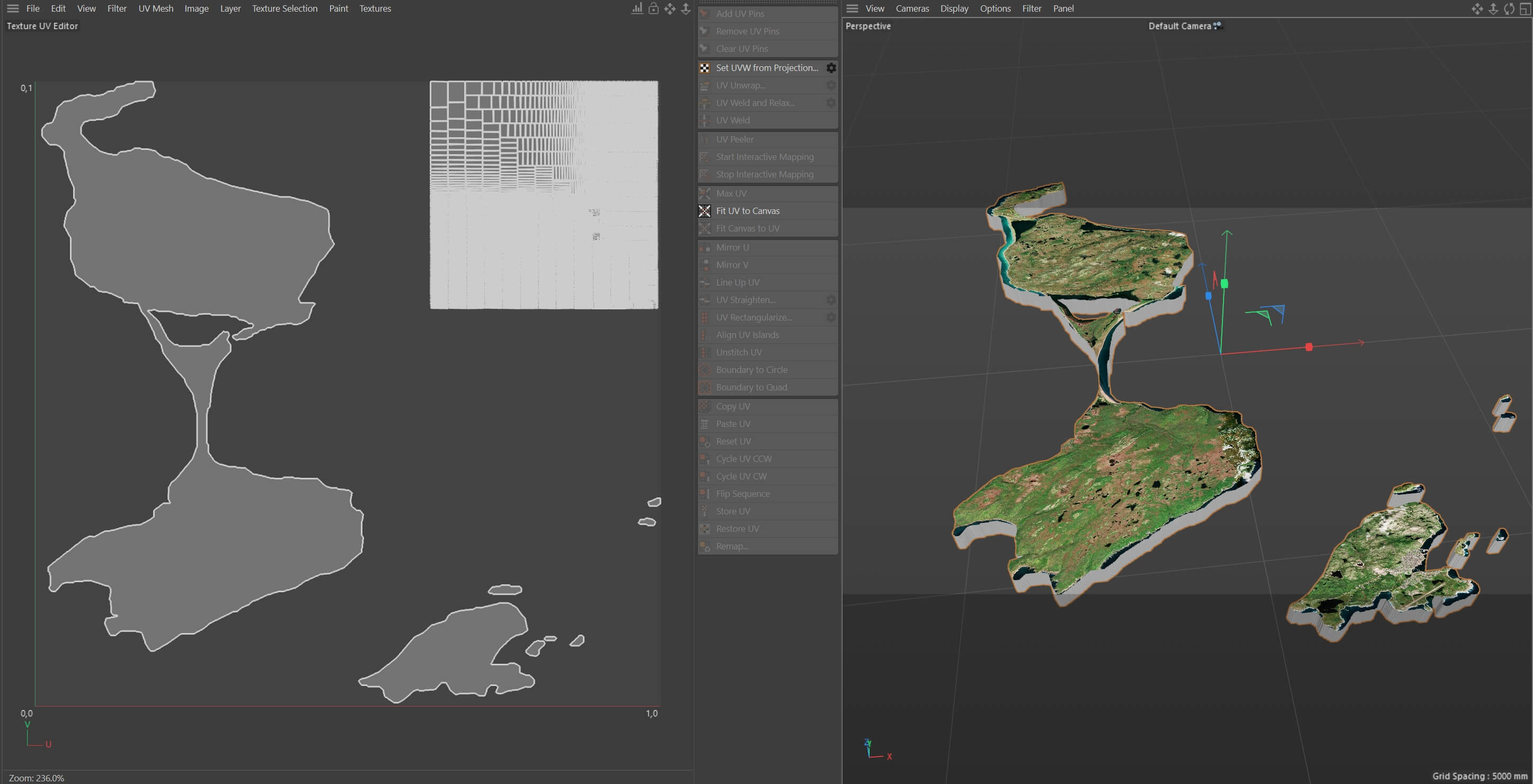 Saint Pierre and Miquelon Terrain Map - 3D Model by 3dstudio