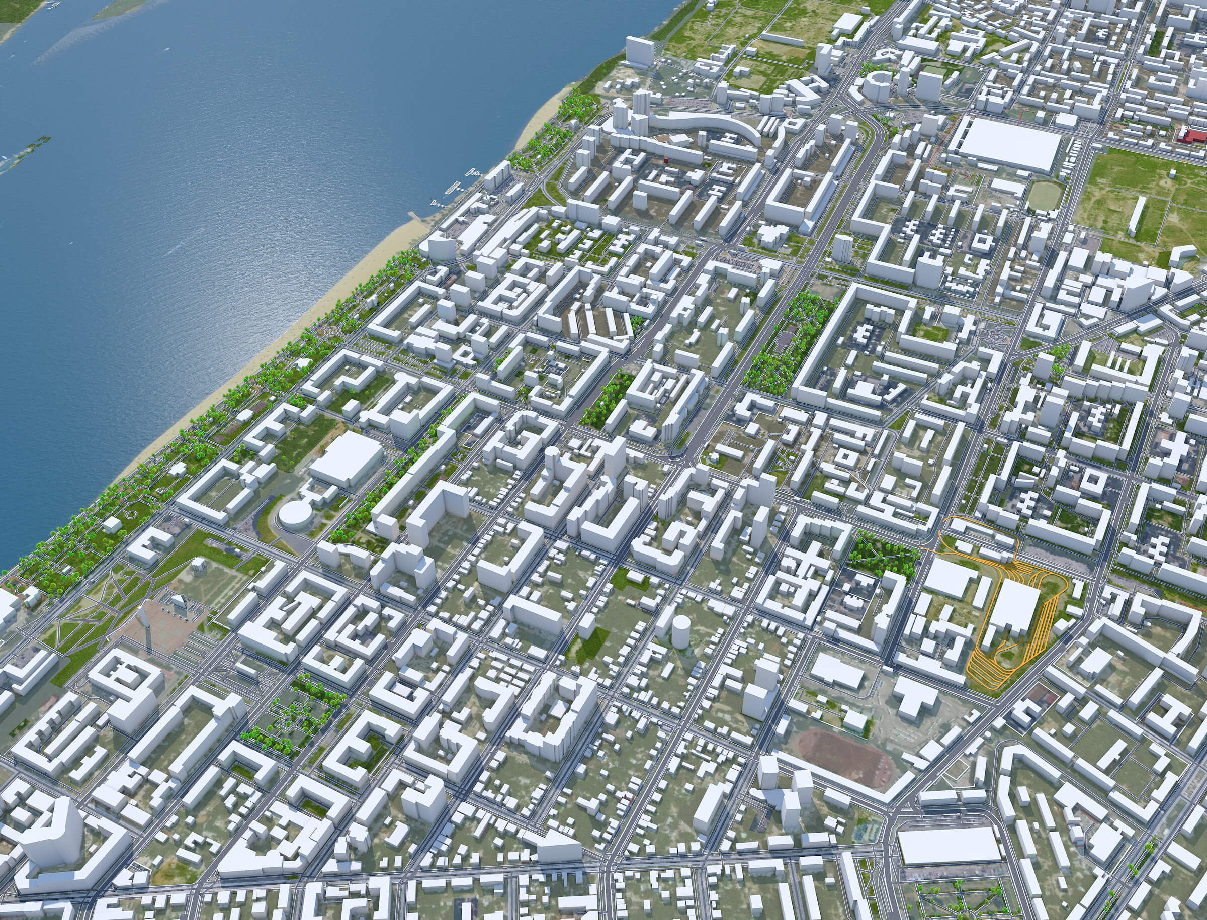 Samara, Camapa Russia 70km - 3D Model by 3dstudio