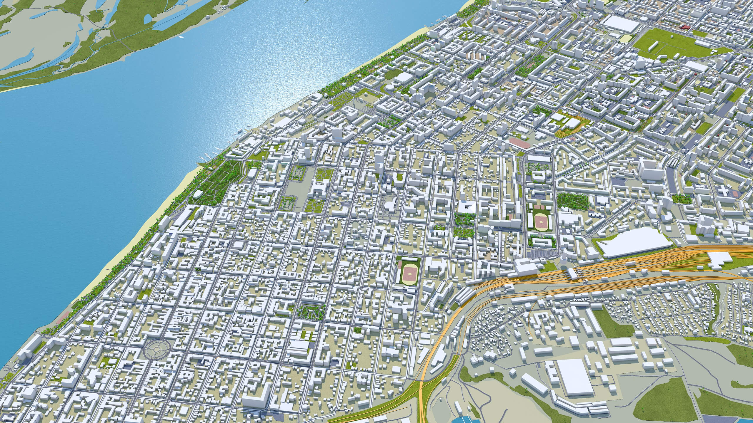 Samara, Camapa Russia 70km - 3D Model by 3dstudio