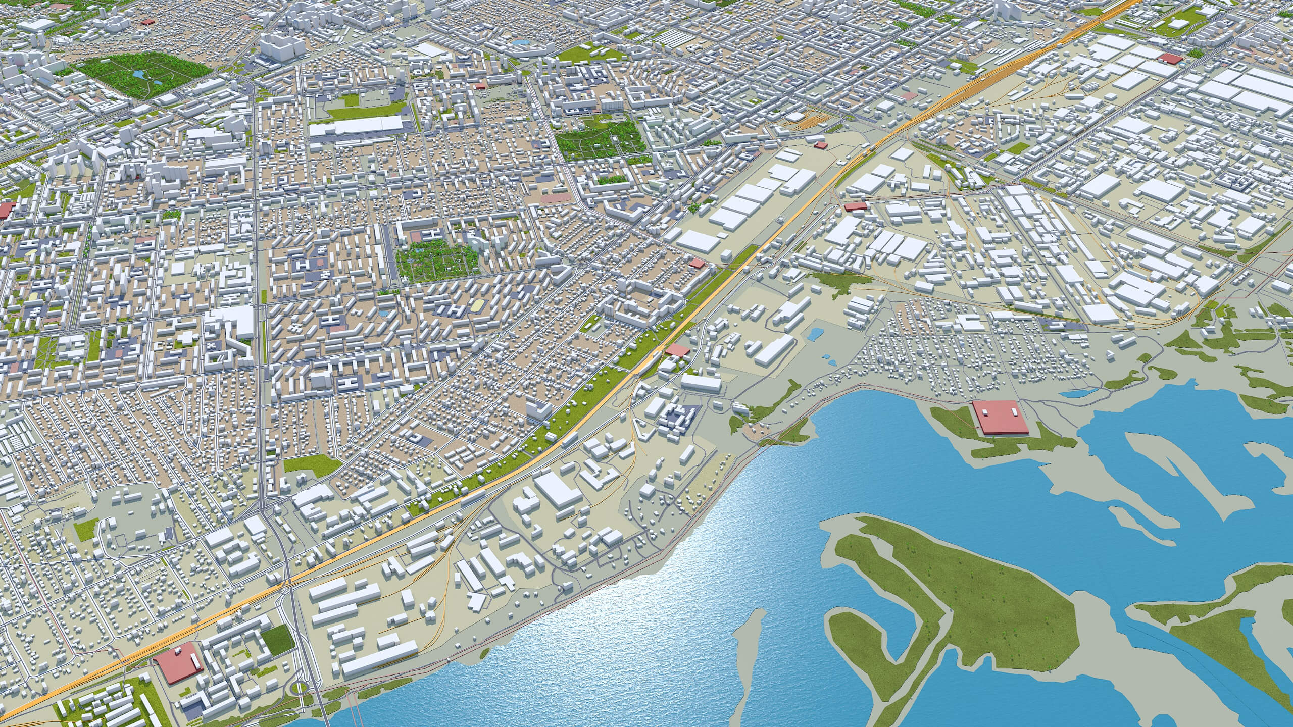 Samara, Camapa Russia 70km - 3D Model by 3dstudio