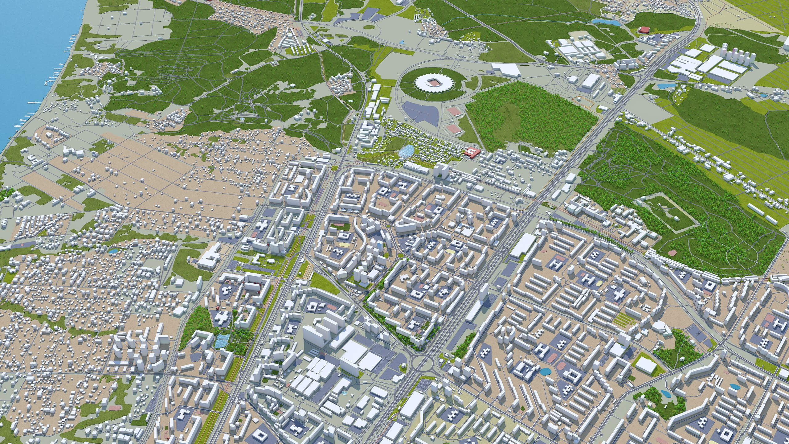 Samara, Camapa Russia 70km - 3D Model by 3dstudio