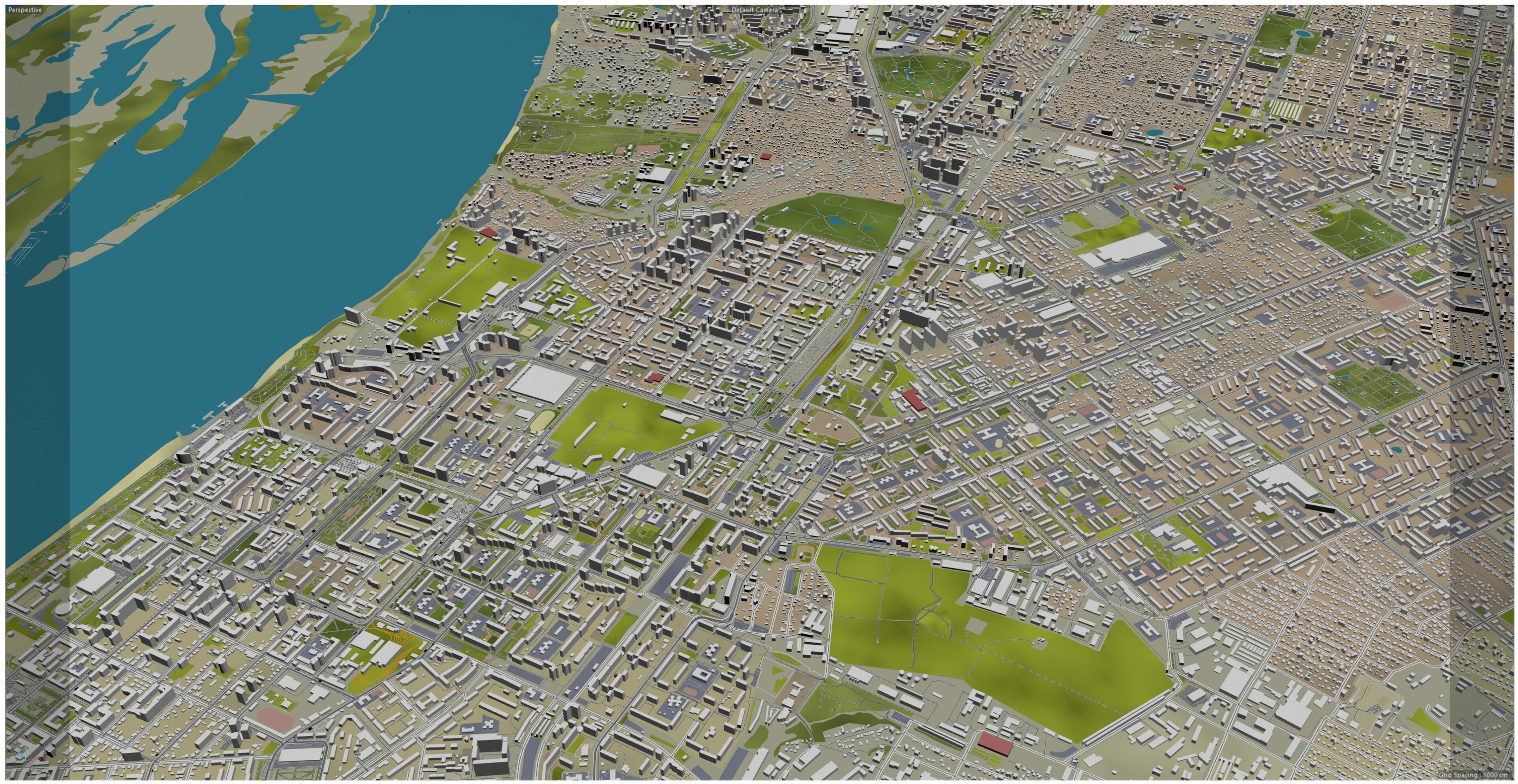 Samara, Camapa Russia 70km - 3D Model by 3dstudio