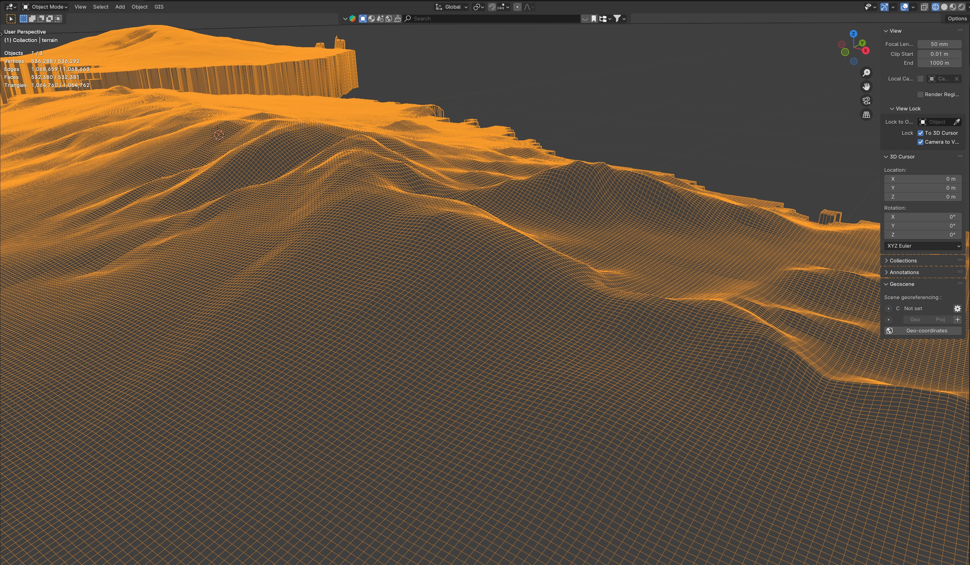 Samoa Terrain Map - 3D Model by 3dstudio
