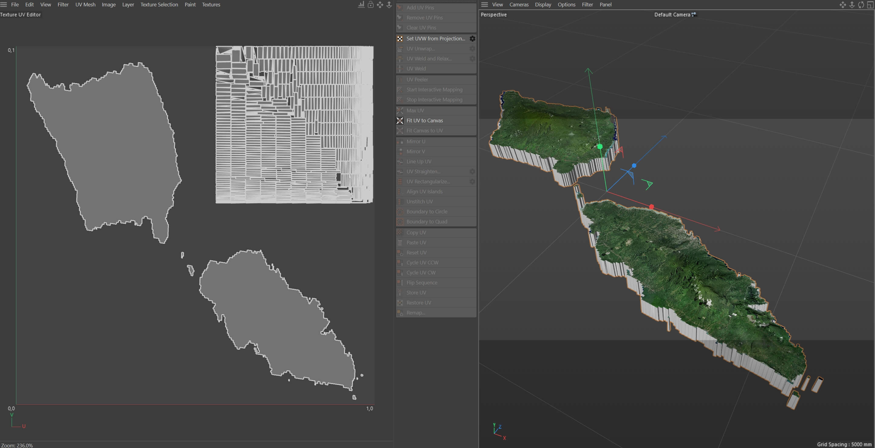 Samoa Terrain Map - 3D Model by 3dstudio