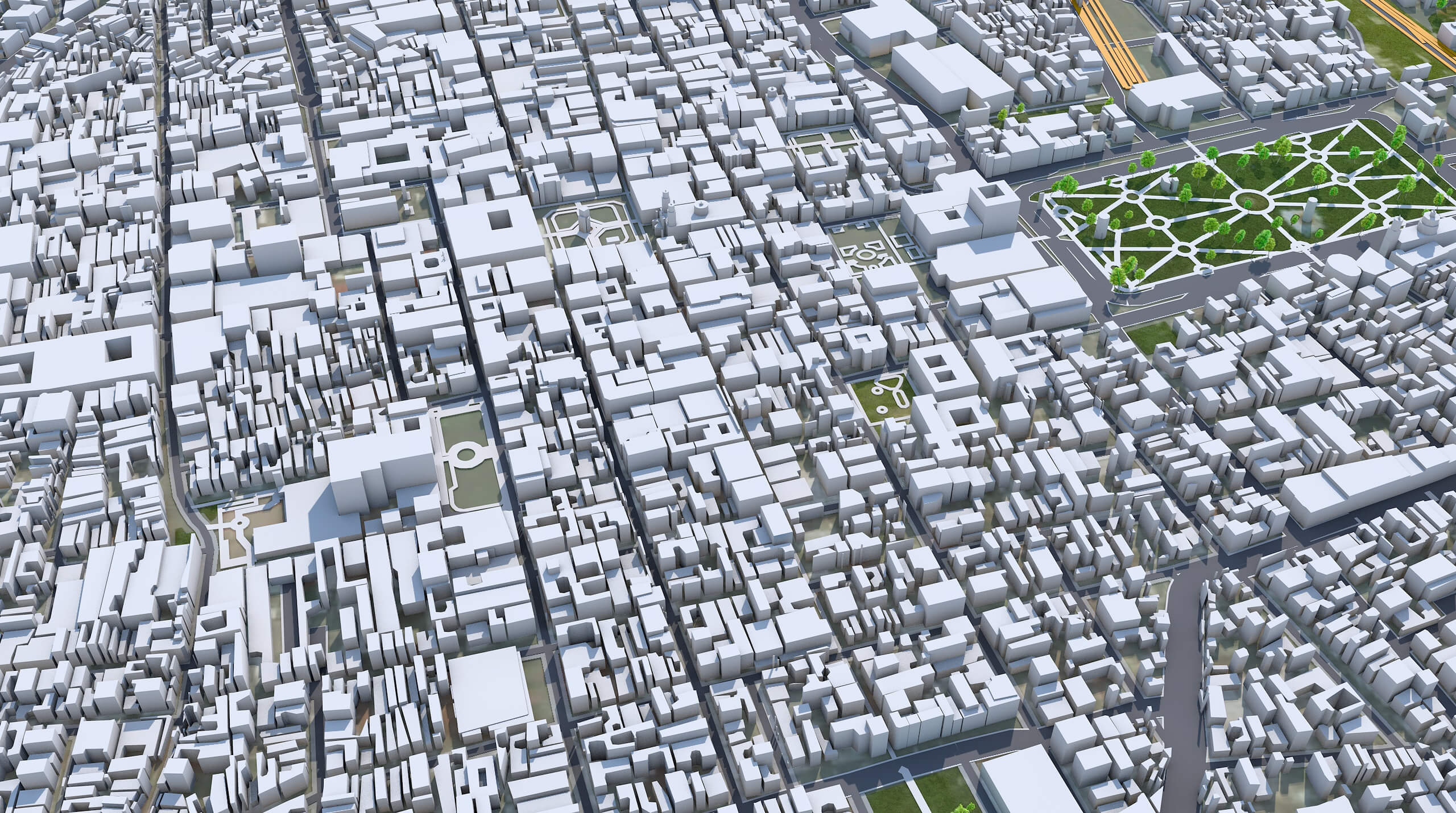 San City Luis Potosi Mexico 3D Model 35km by 3dstudio