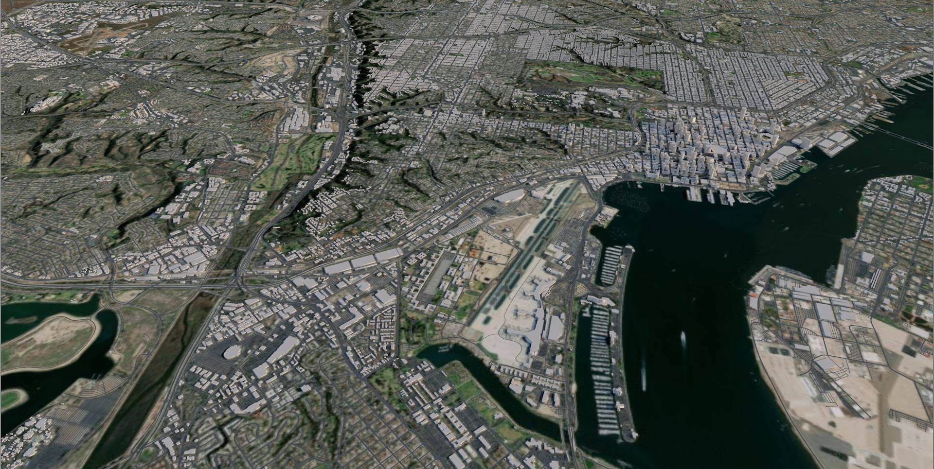 San Diego California - 3D Model by 3dstudio