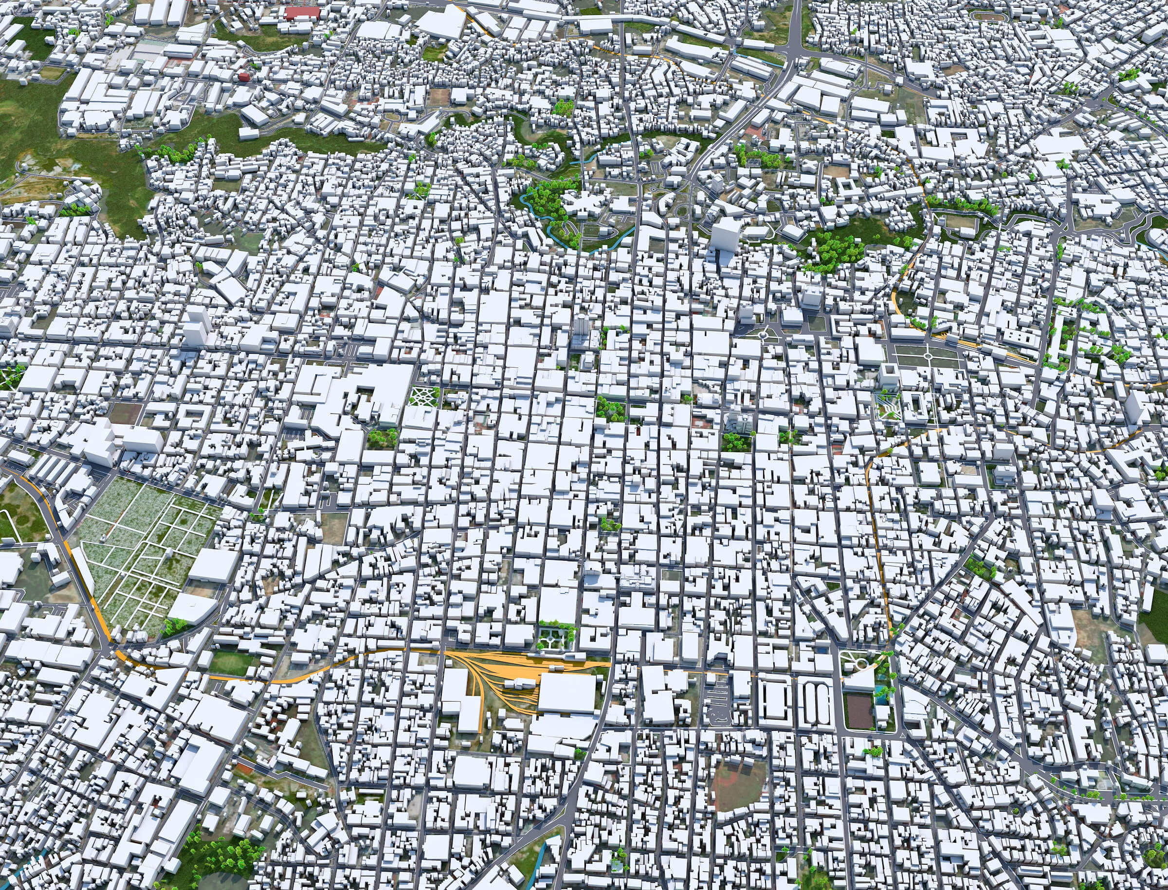 San Jose Costa Rica 3D Model 30km by 3dstudio