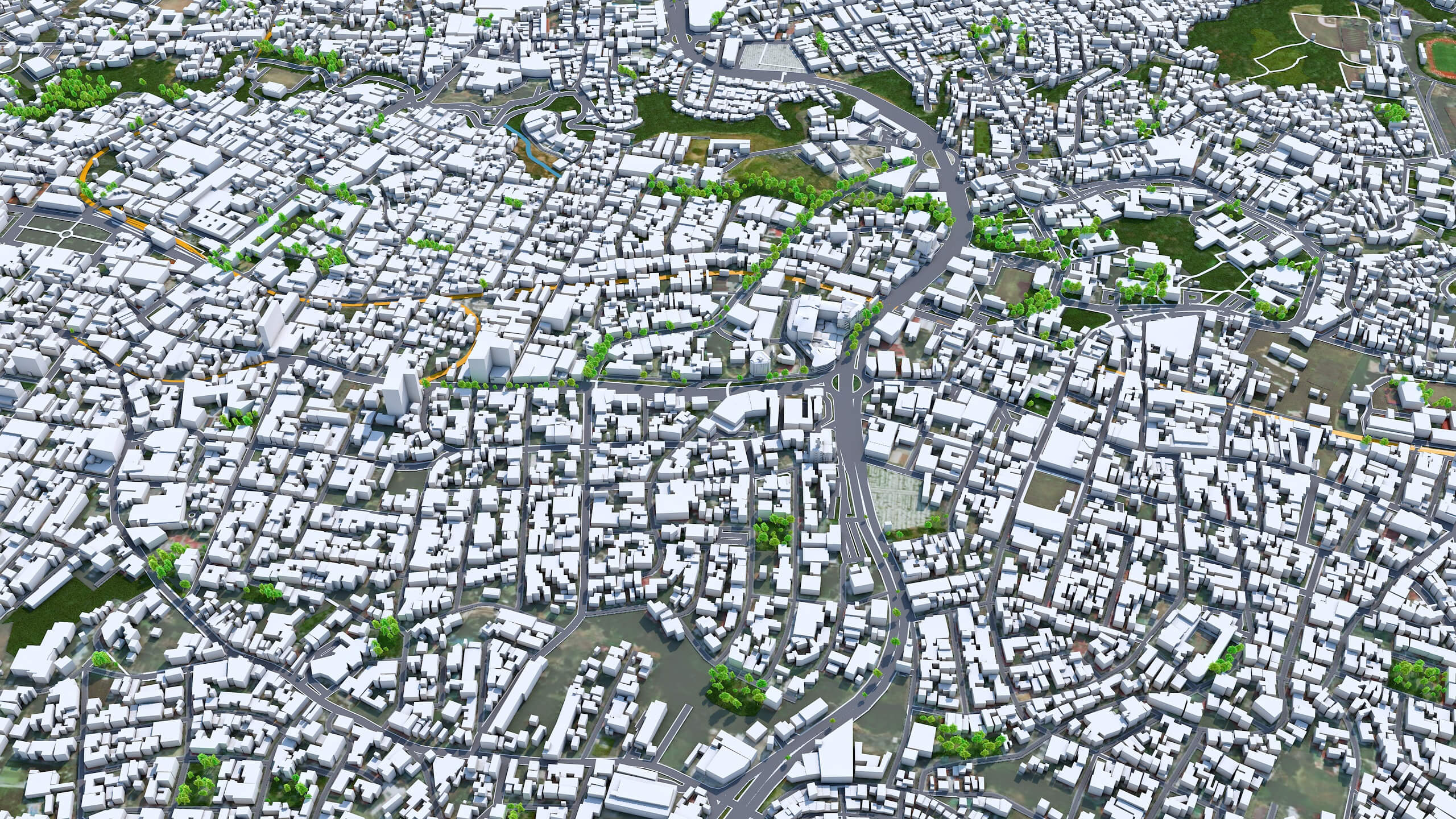 San Jose Costa Rica 3D Model 30km by 3dstudio