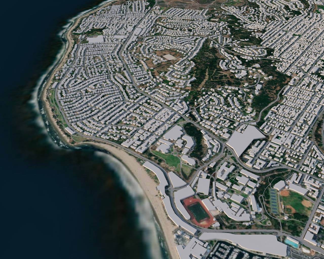 Santa Barbara California - 3D Model by 3dstudio
