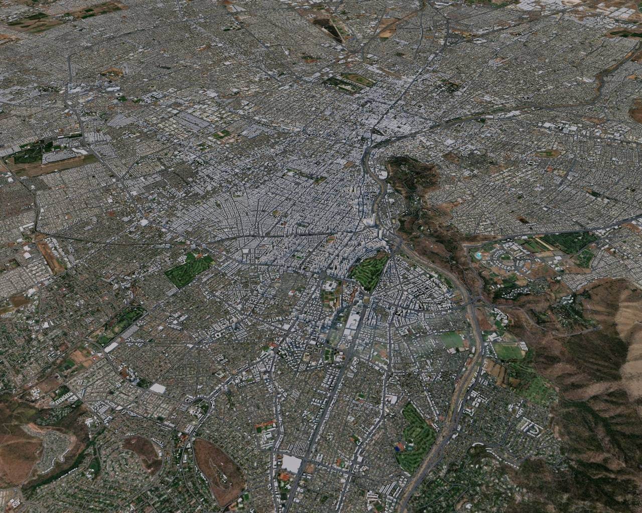 Santiago Chile - 3D Model by 3dstudio