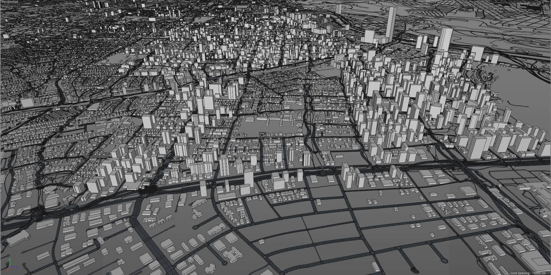 Santiago Chile - 3D Model by 3dstudio