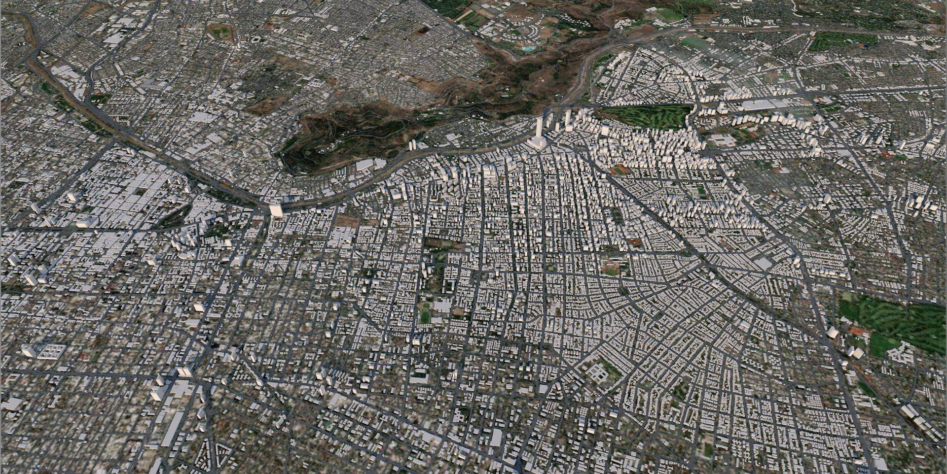 Santiago Chile - 3D Model by 3dstudio