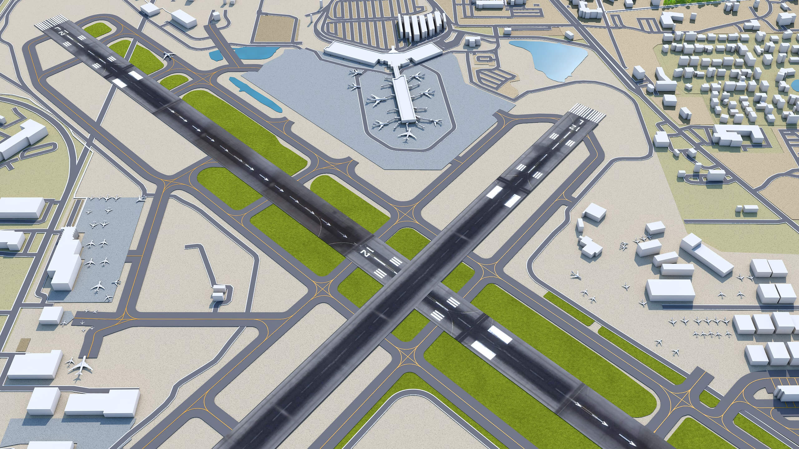 Sarasota Bradenton Airport - 3D Model by 3dstudio