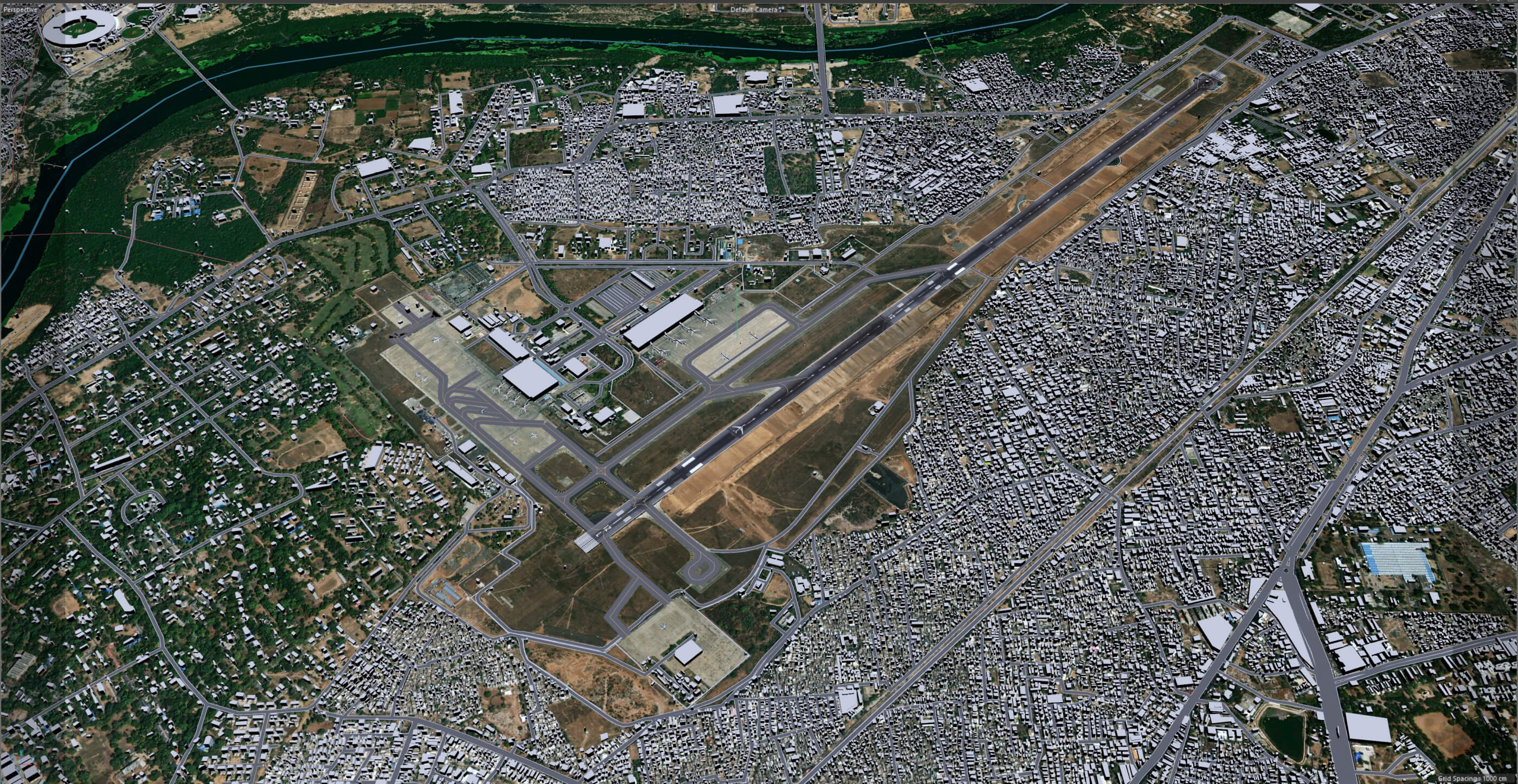 Sardar Vallabhbhai Patel International Airport Ahmedabad 10K - 3D Model ...