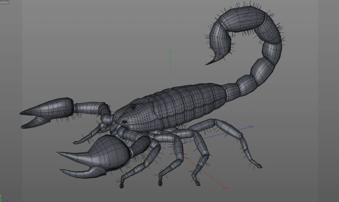 Scorpion - 3D Model by 3dstudio