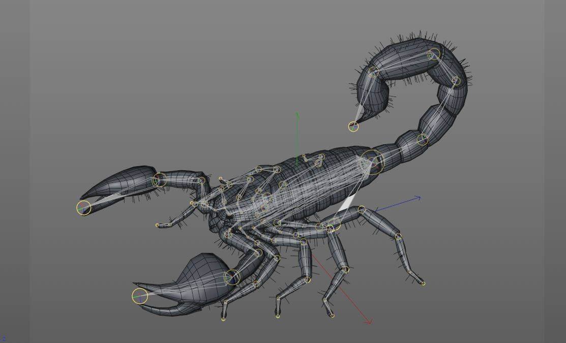 Scorpion - 3D Model by 3dstudio