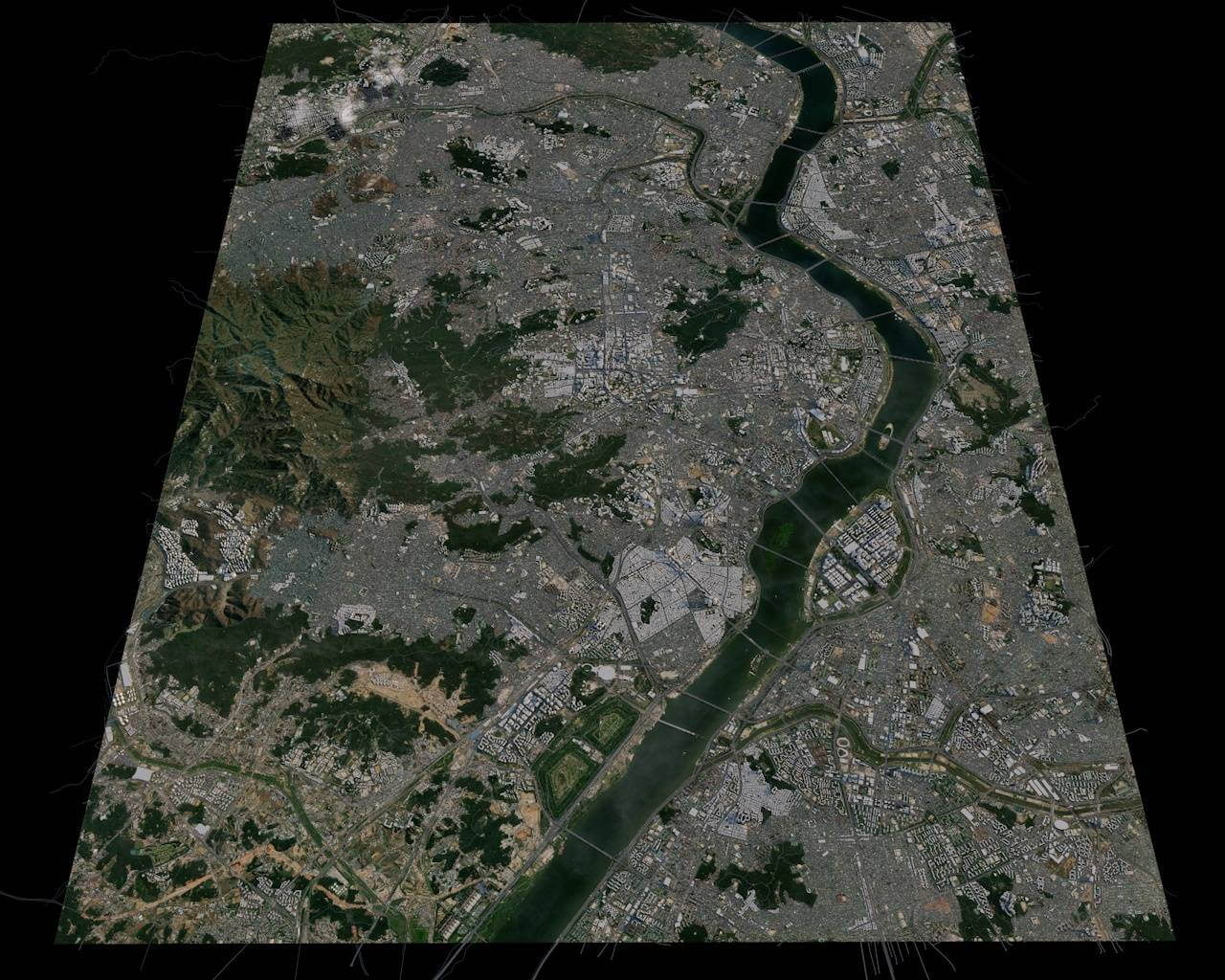 Seoul South Korea - 3D Model by 3dstudio