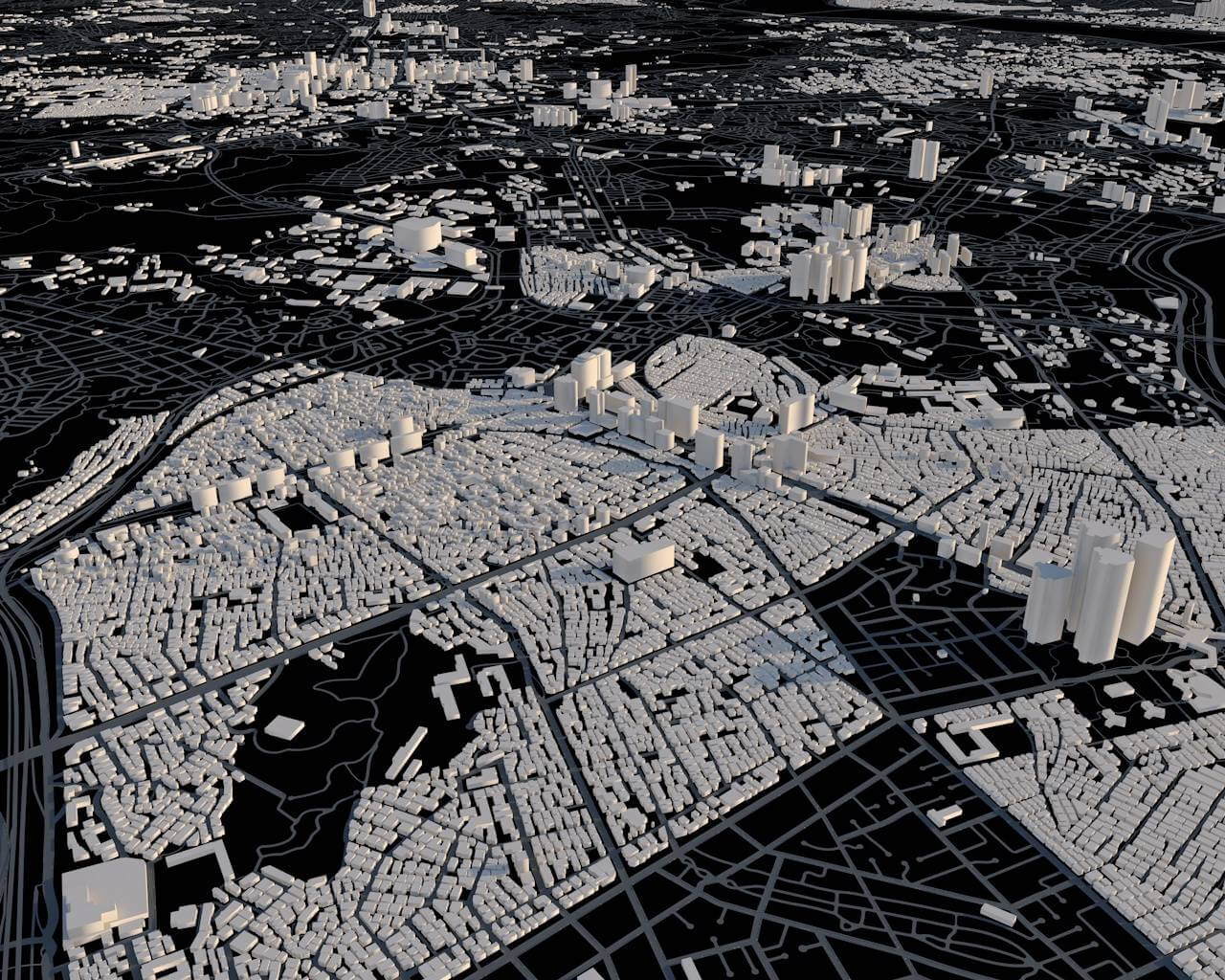 Seoul South Korea - 3D Model by 3dstudio