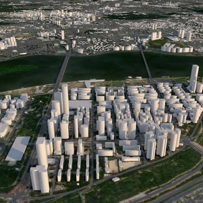 Seoul South Korea - 3D Model by 3dstudio