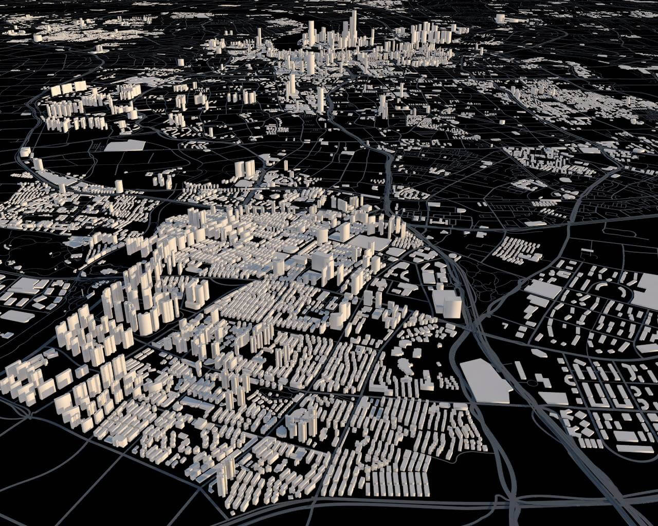 Shanghai China - 3D Model by 3dstudio