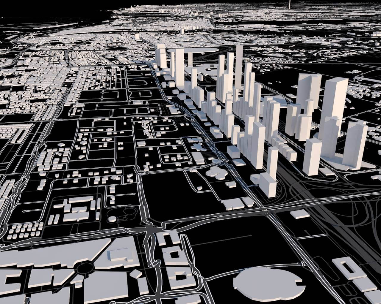 Sharjah UAE - 3D Model by 3dstudio