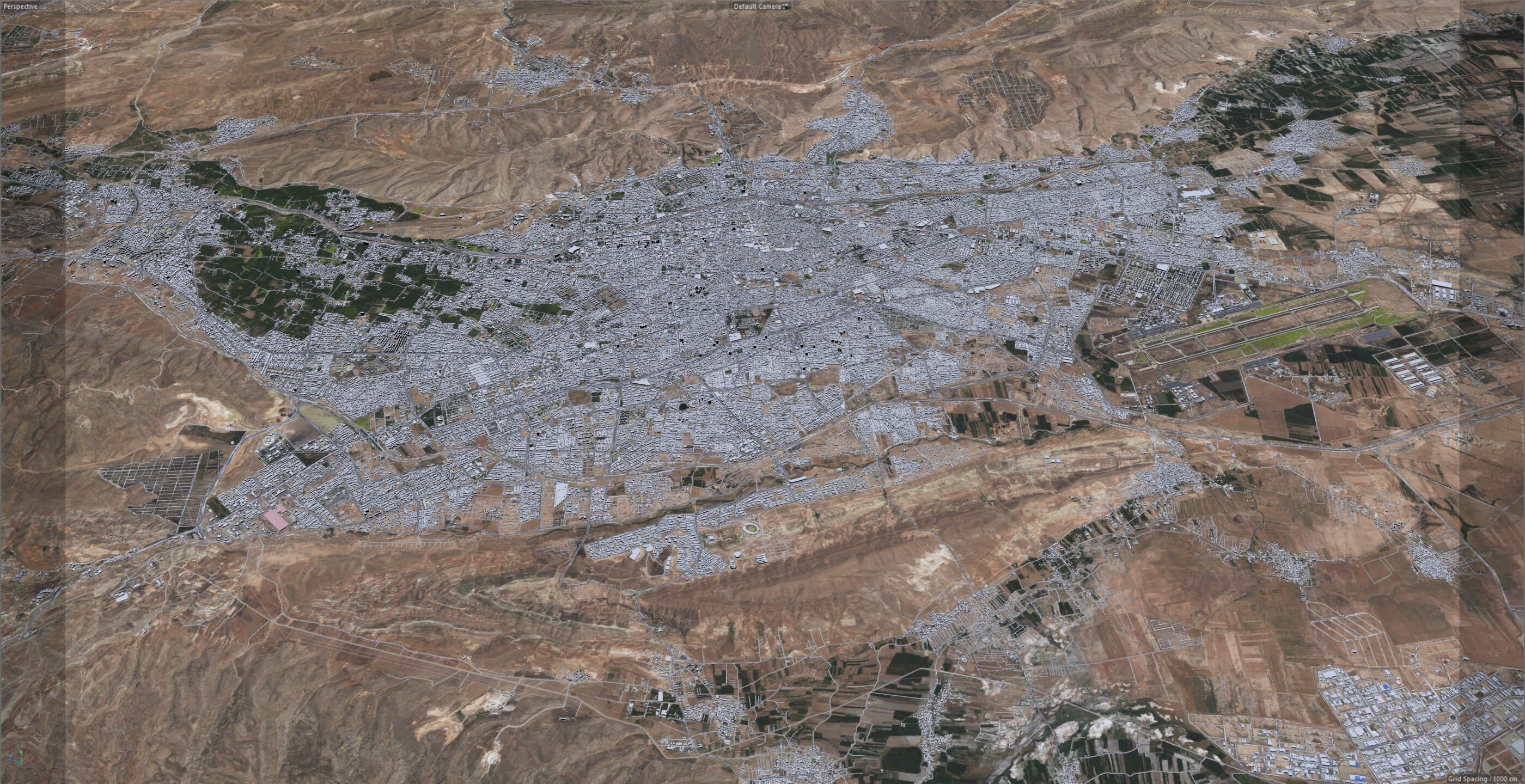 Shiraz, Iran 80km - 3D Model by 3dstudio