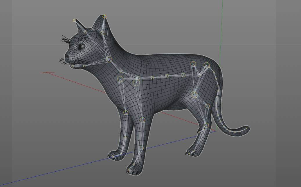 Siamese Cat - 3D Model by 3dstudio