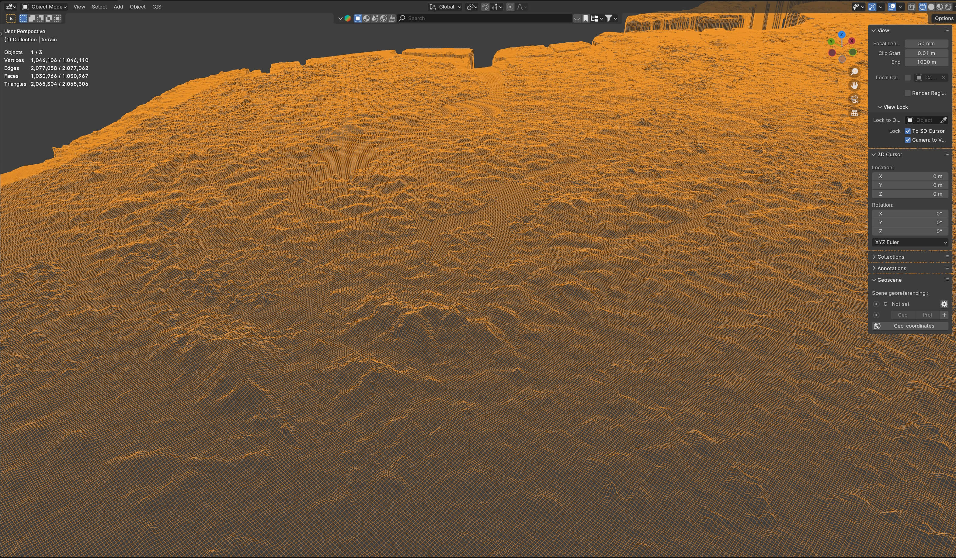 Singapore Terrain Map - 3D Model by 3dstudio