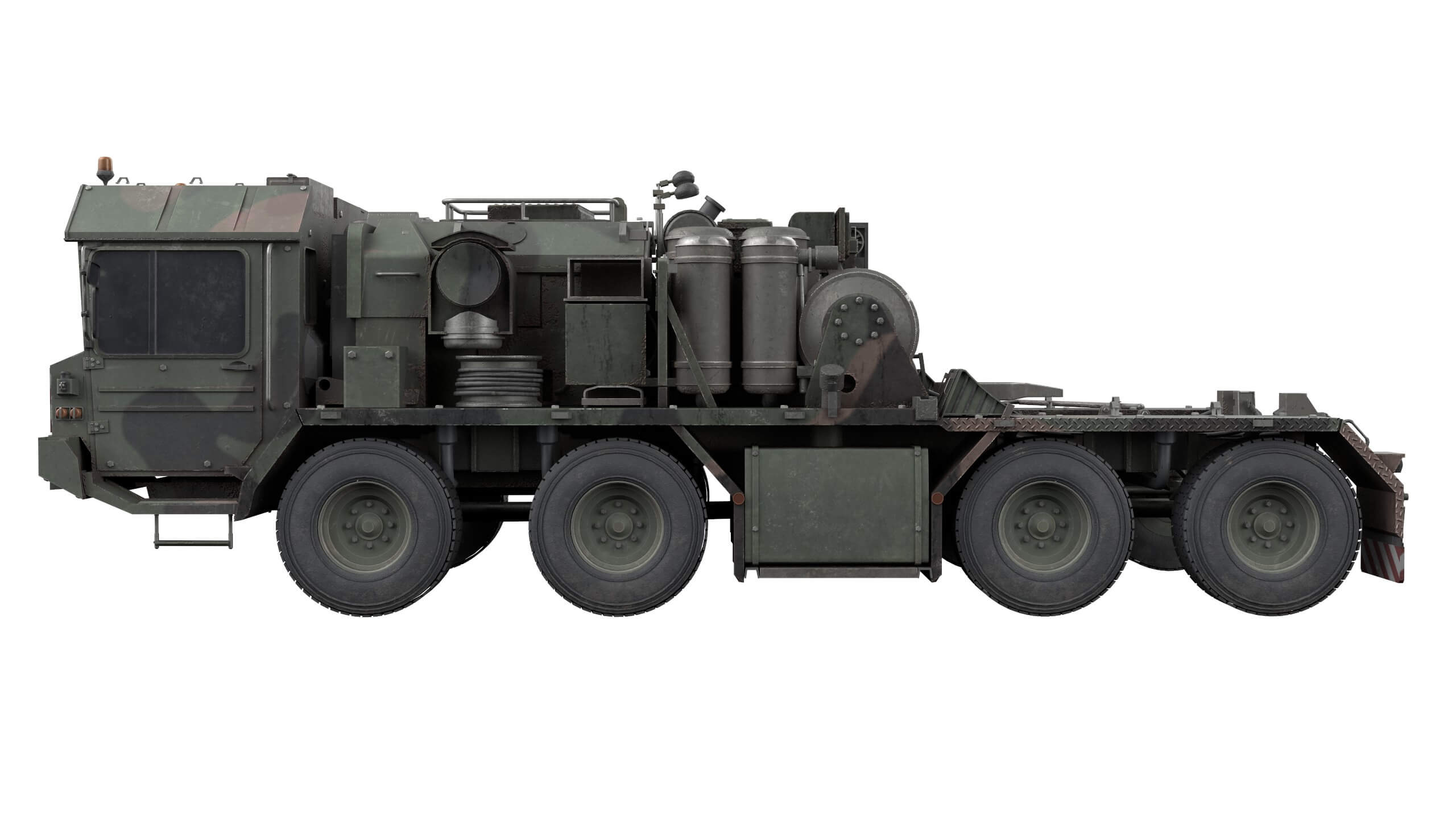 SLT 50 Elefant Tank Transporter 3D Model by 3dstudio