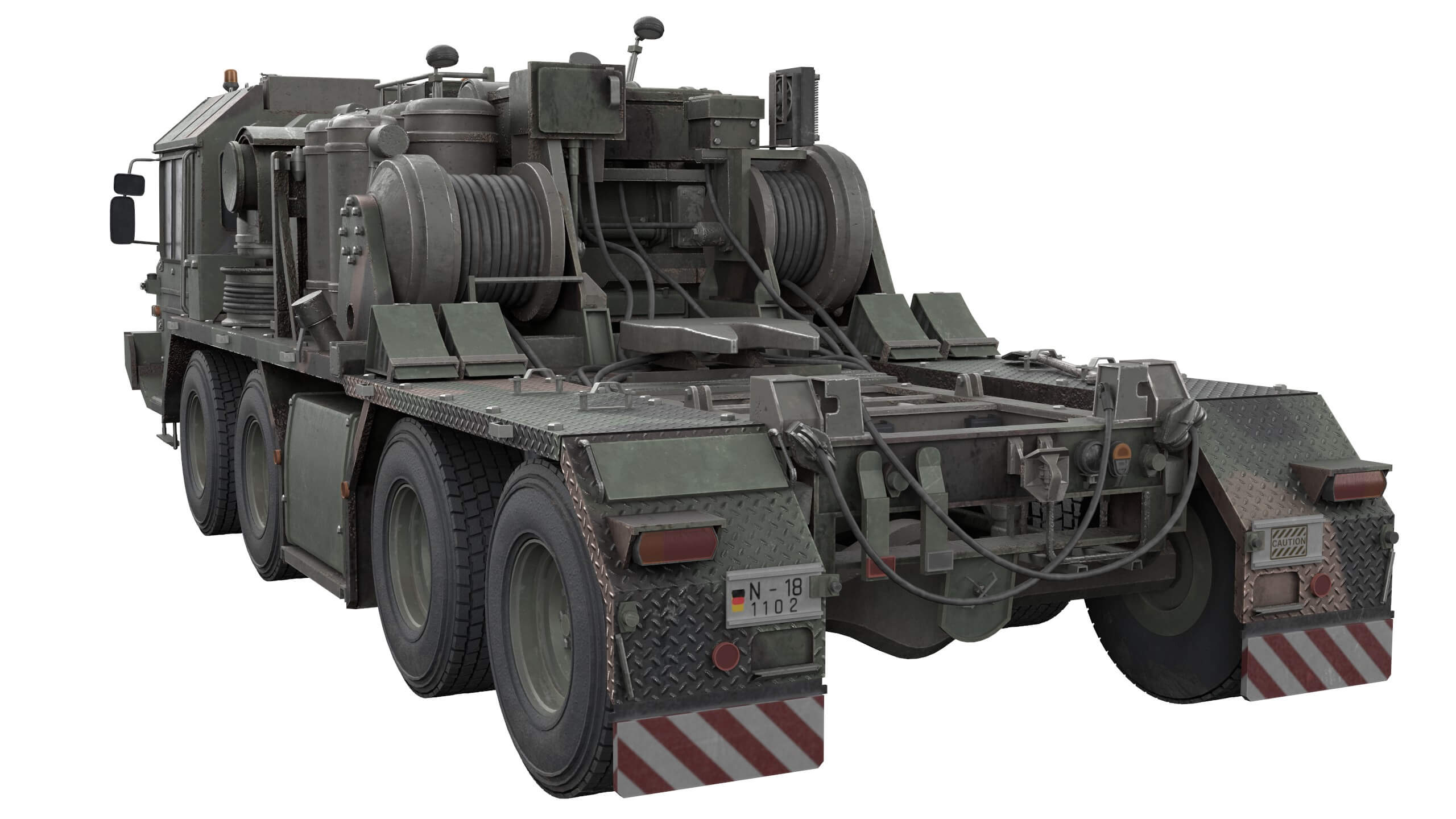 SLT 50 Elefant Tank Transporter - 3D Model by 3dstudio