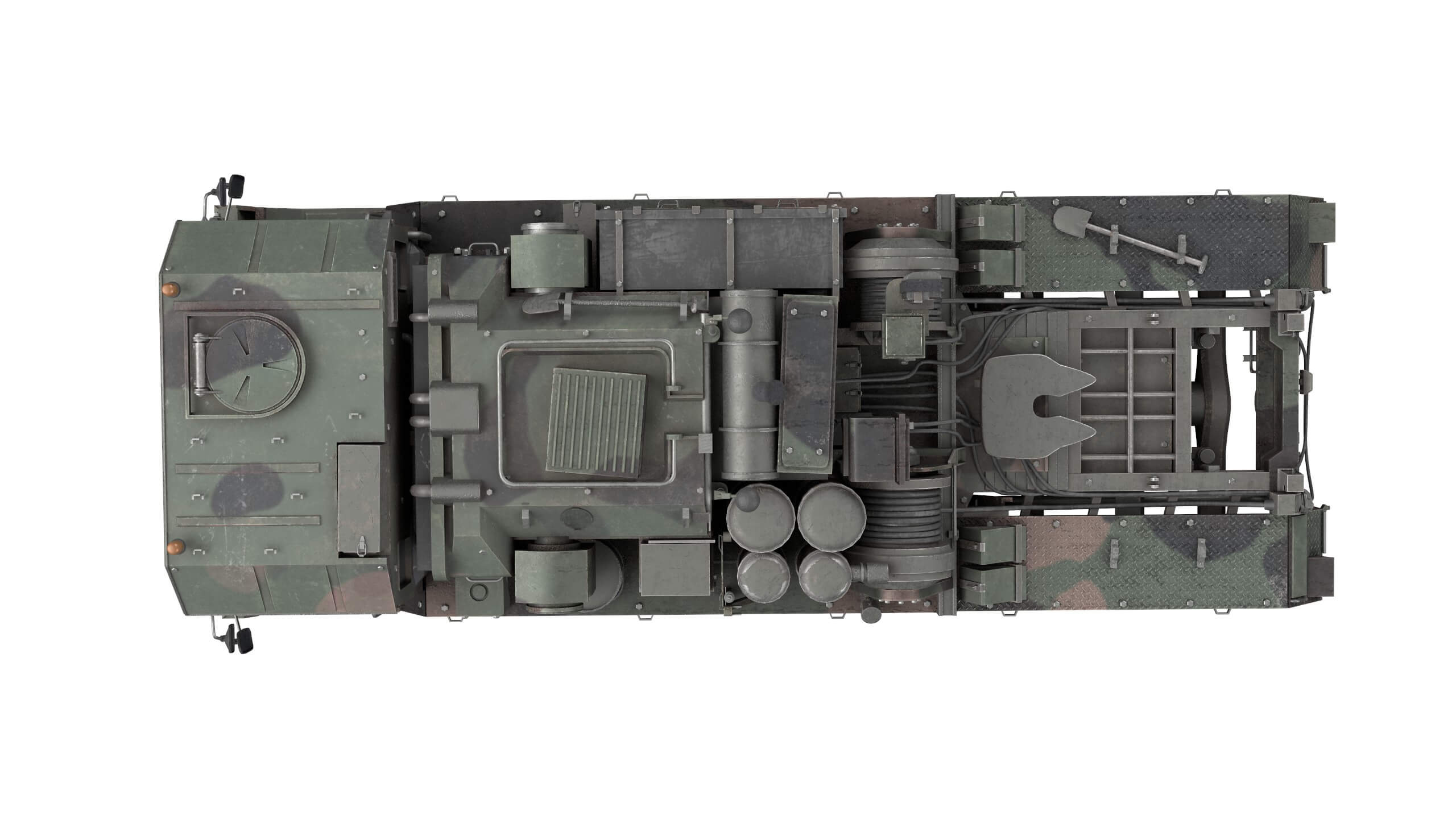 SLT 50 Elefant Tank Transporter - 3D Model by 3dstudio