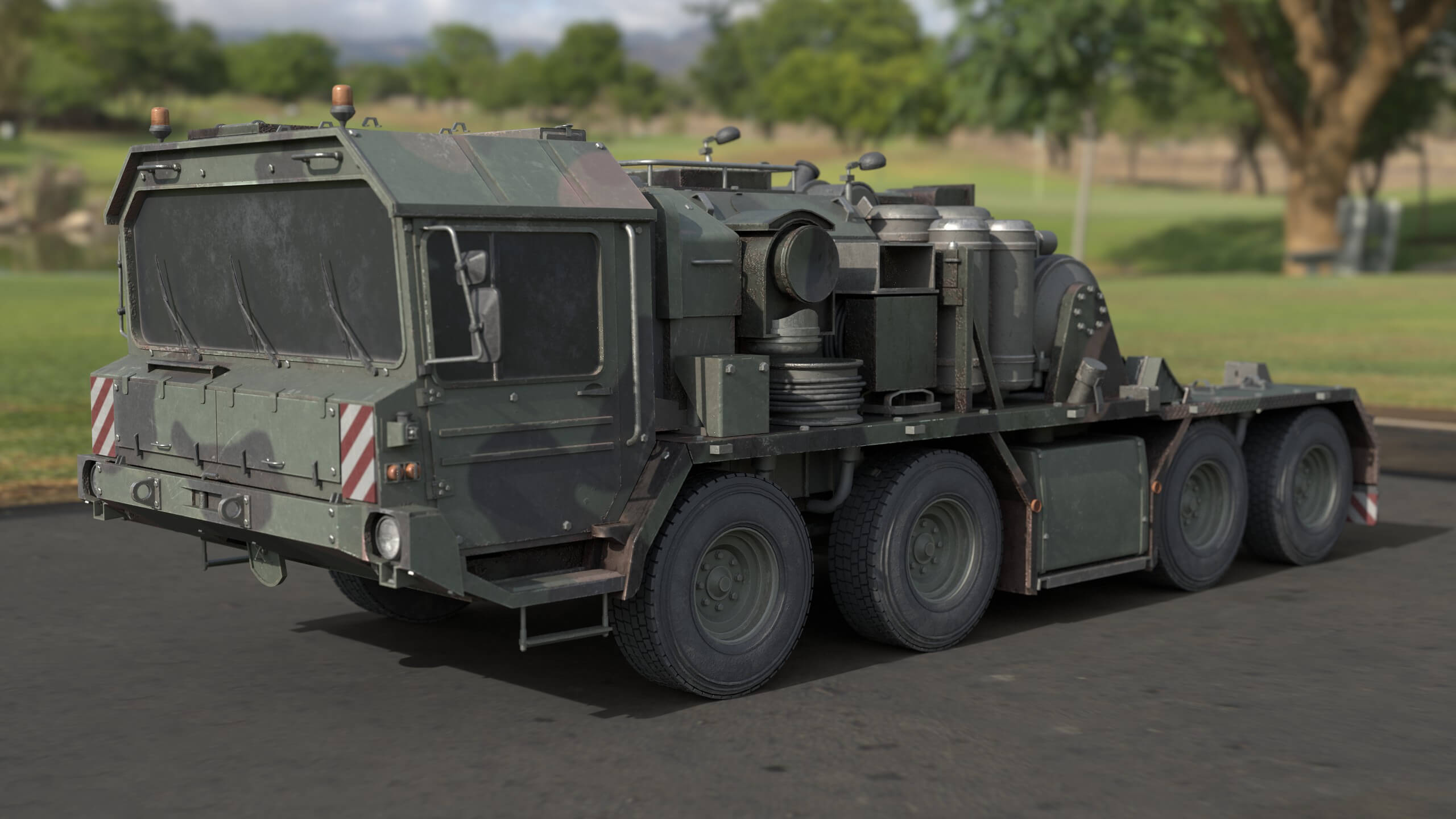 SLT 50 Elefant Tank Transporter - 3D Model by 3dstudio