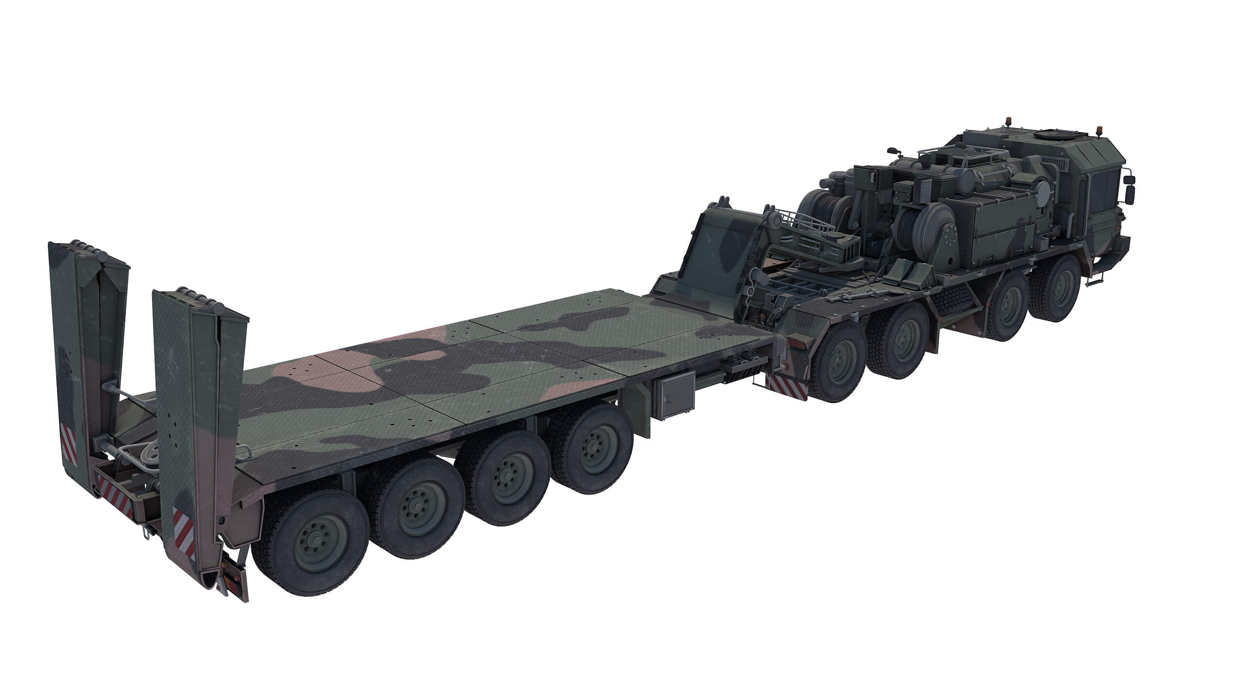 SLT 50 Elefant Tank Transporter - 3D Model by 3dstudio