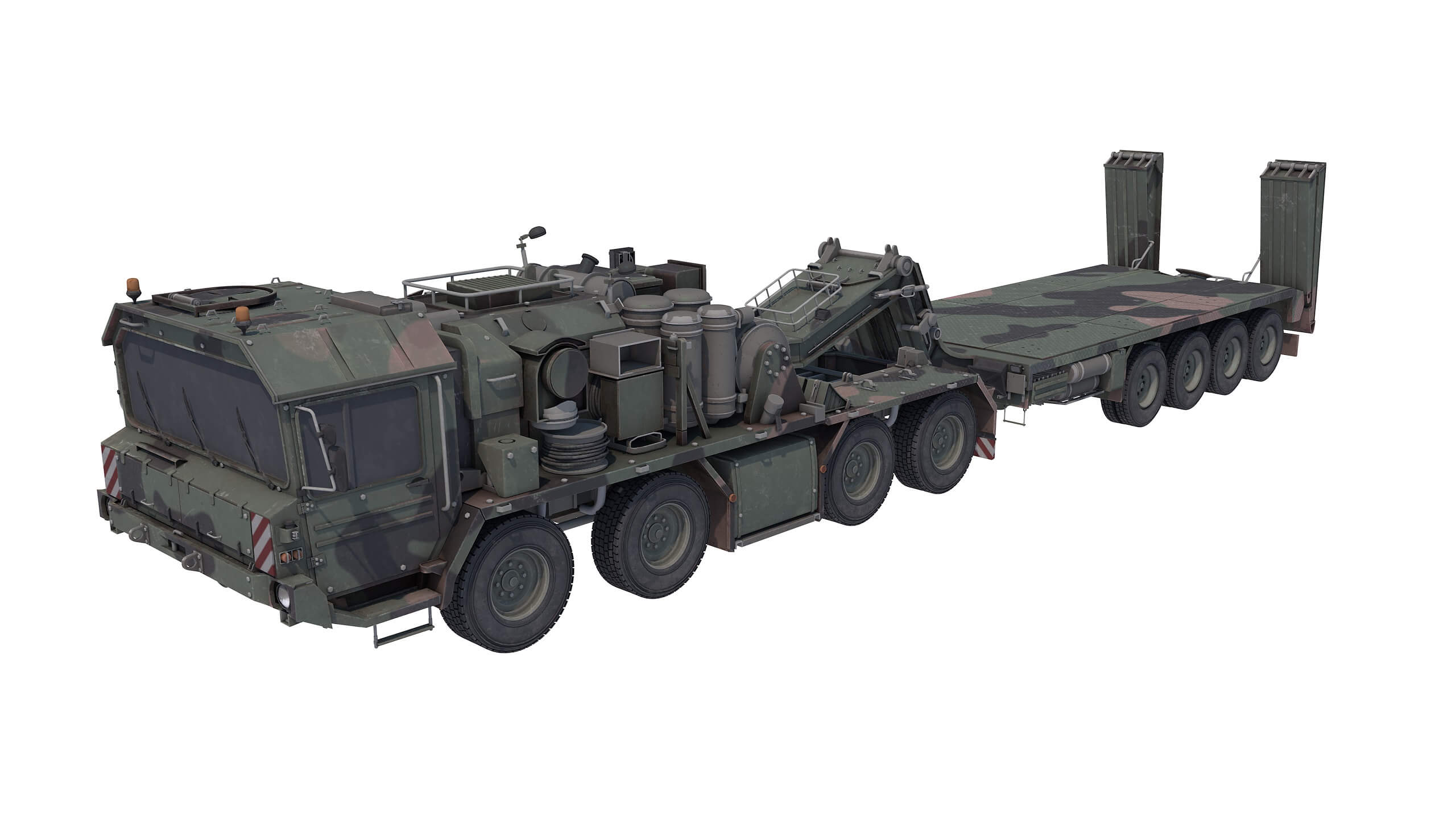 SLT 50 Elefant Tank Transporter - 3D Model by 3dstudio