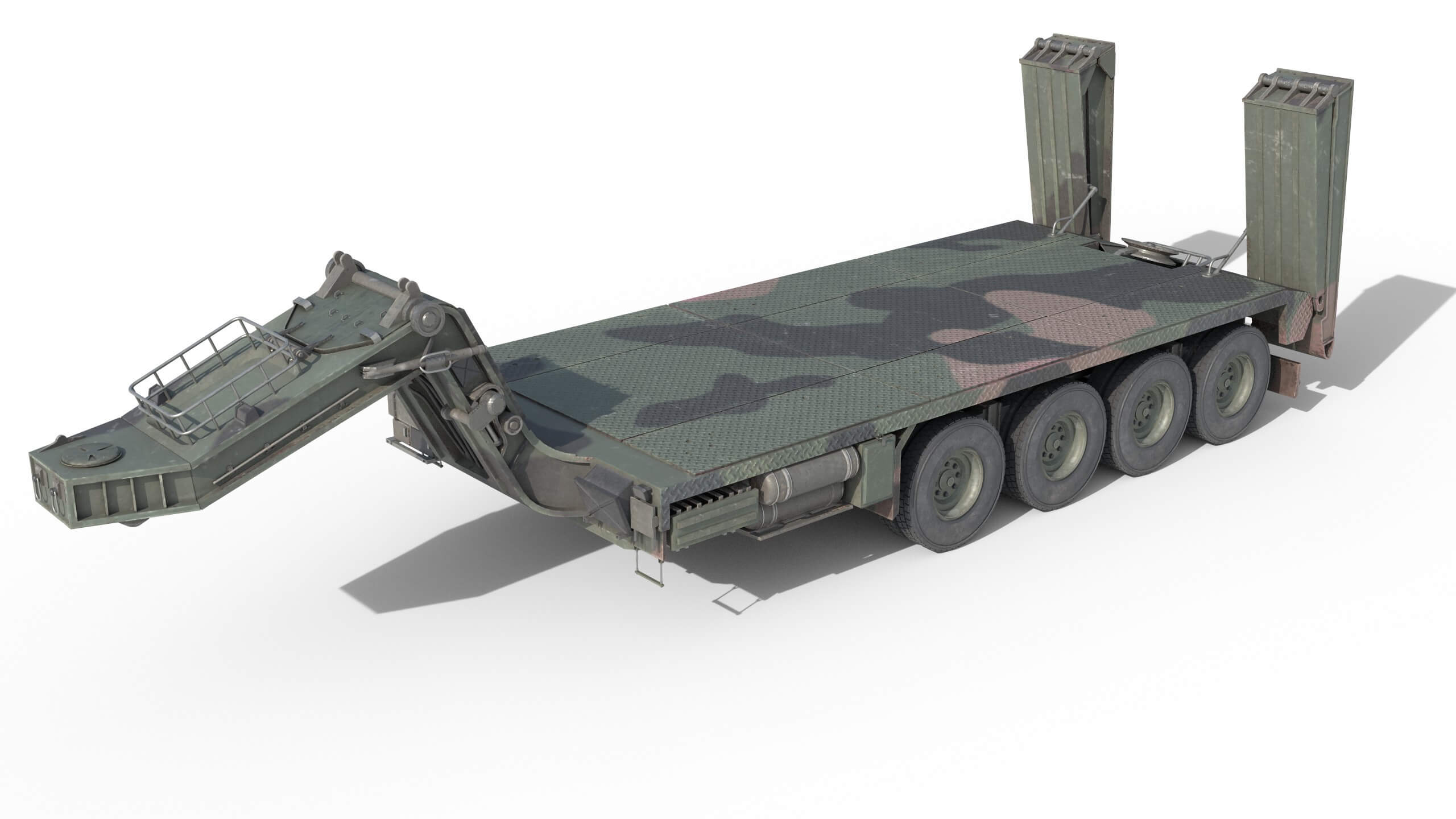 SLT 50 Elefant Tank Transporter - 3D Model by 3dstudio