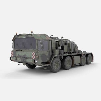 SLT 50 Elefant Tank Transporter - 3D Model by 3dstudio