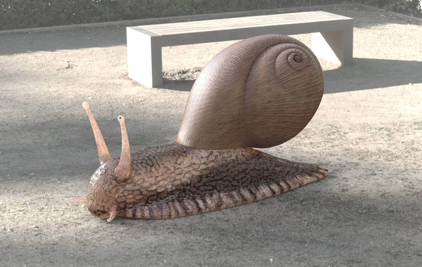 Snail - 3D Model by 3dstudio