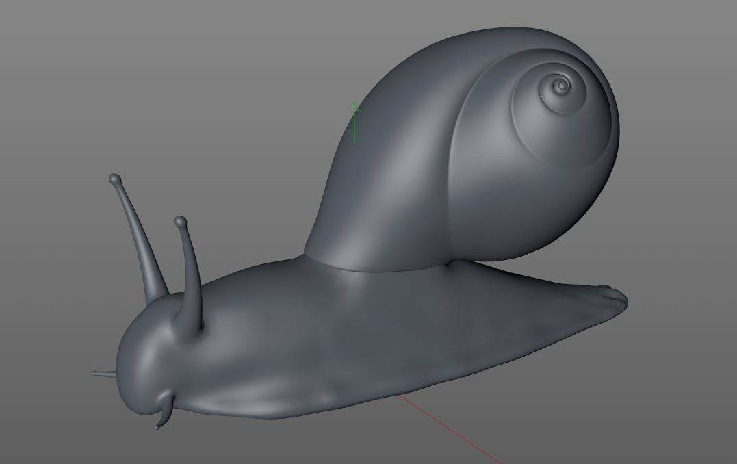 Snail - 3D Model by 3dstudio